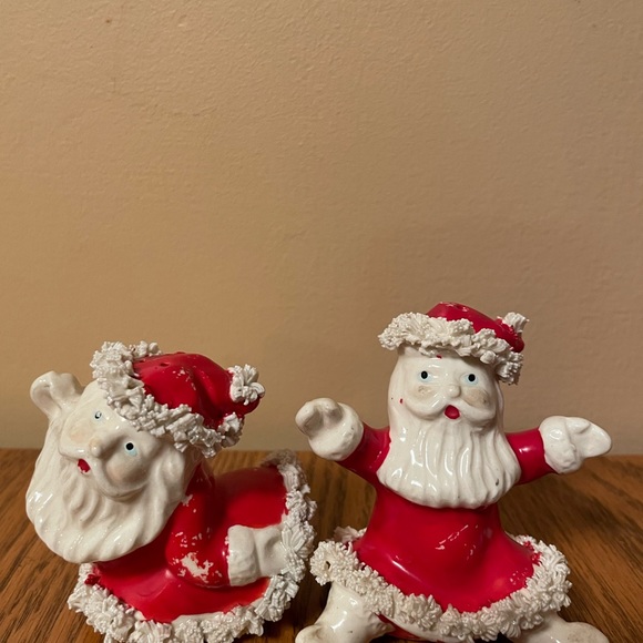 Lefton | Holiday | Vintage Lefton Spaghetti Salt And Pepper Santas ...